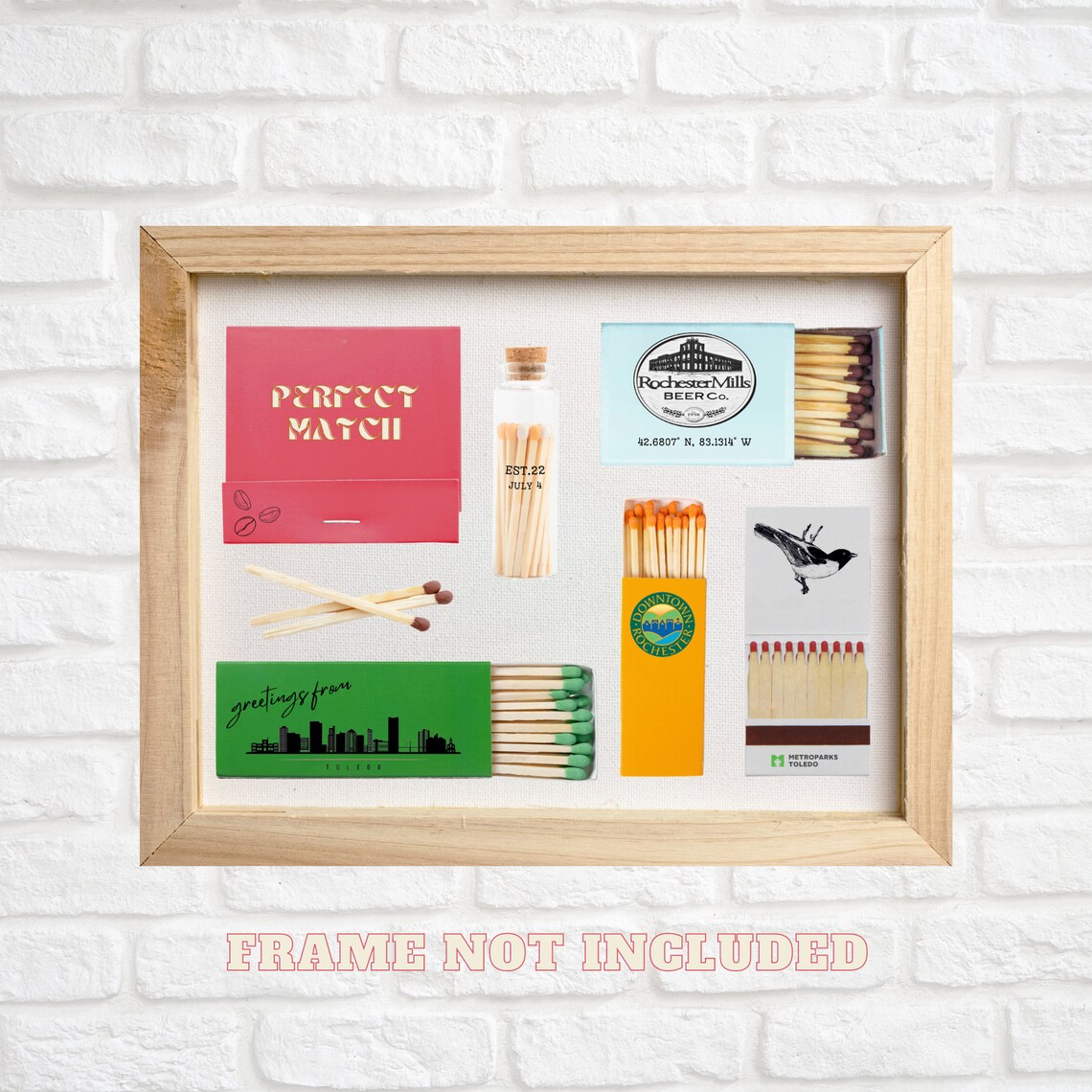 Custom Matchbook Print, Personalized Vintage Matchbook Collage ...