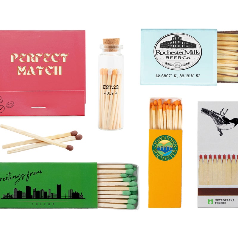 Custom Matchbooks - Etsy