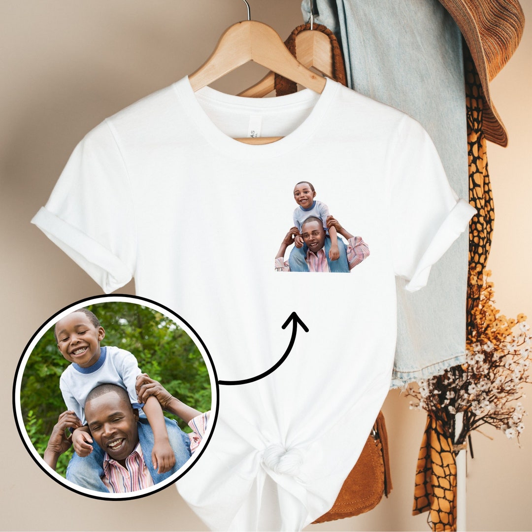 Custom Father's Day Shirt, Custom Family Portrait Shirt,fathers Day ...