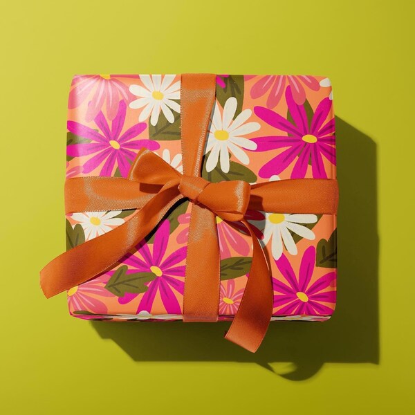 Floral Gift Wrap - Etsy
