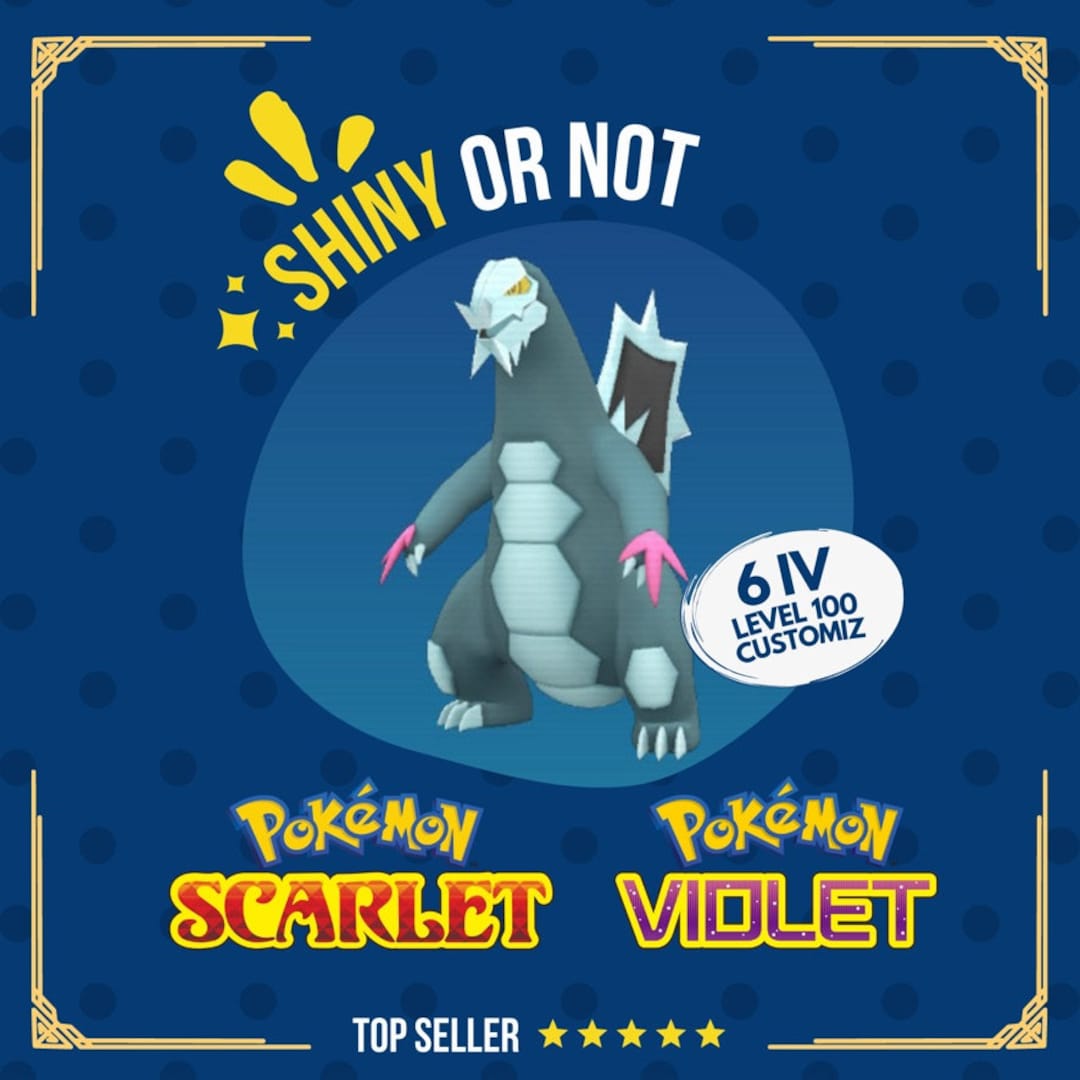 Baxcalibur Shiny or Non 6 IV Competitive Customizable Custom OT Nature ...
