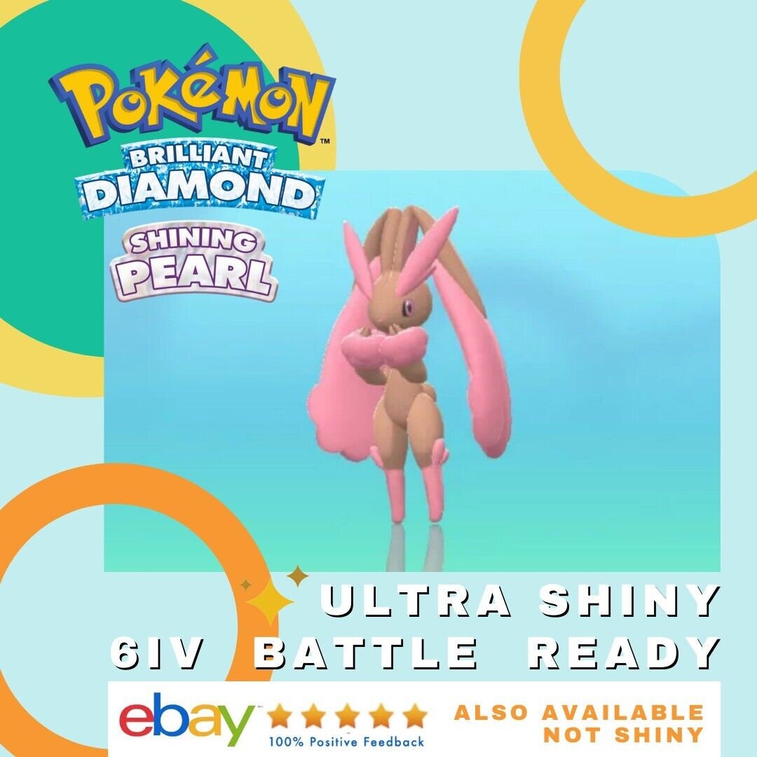 Lopunny Ultra Shiny Battle Ready 6 IV Pokémon Diamante Perla Diamond ...