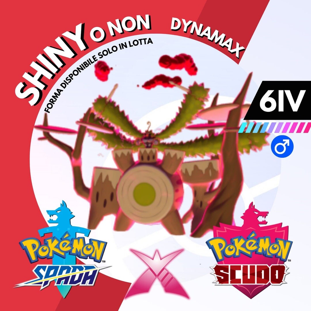 Rillaboom Gigantamax Dynamax Shiny O Non 6 IV Pokemon Spada Scudo Sword ...