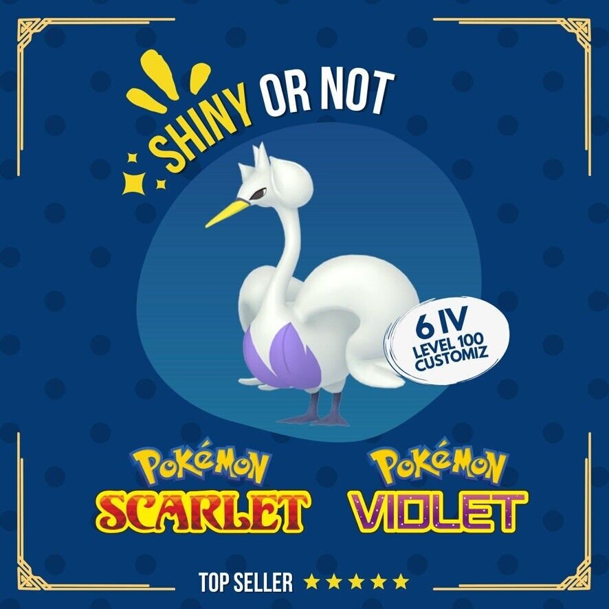 Shiny Swanna Card