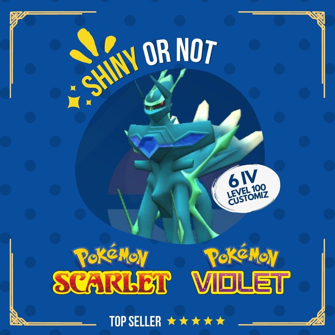 Dialga Origin Hisui Shiny or Non 6 IV Competitive Pokémon Scarlet ...