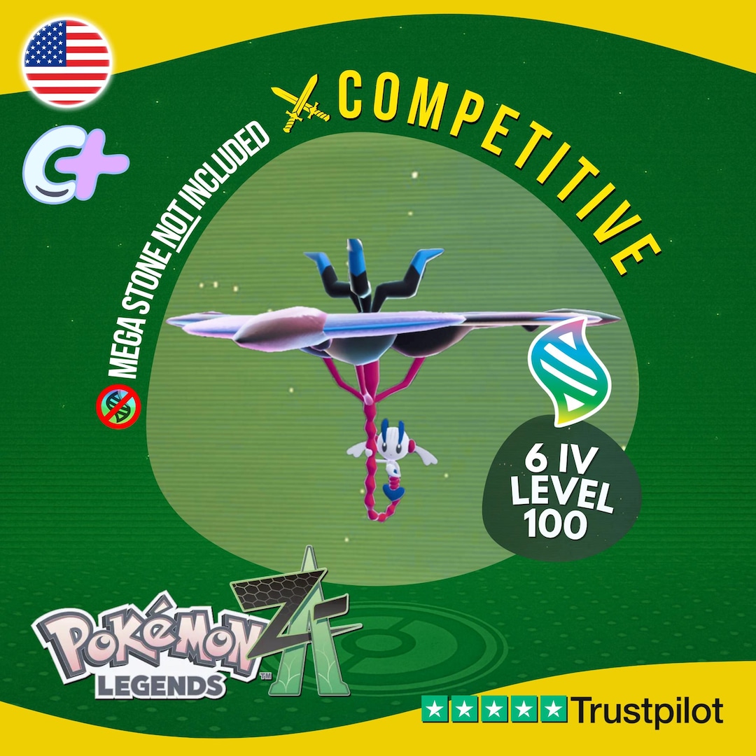 Mega Floette AZ Eternal Flower 6IV Pokémon Legends Z-A Battle Ready ...