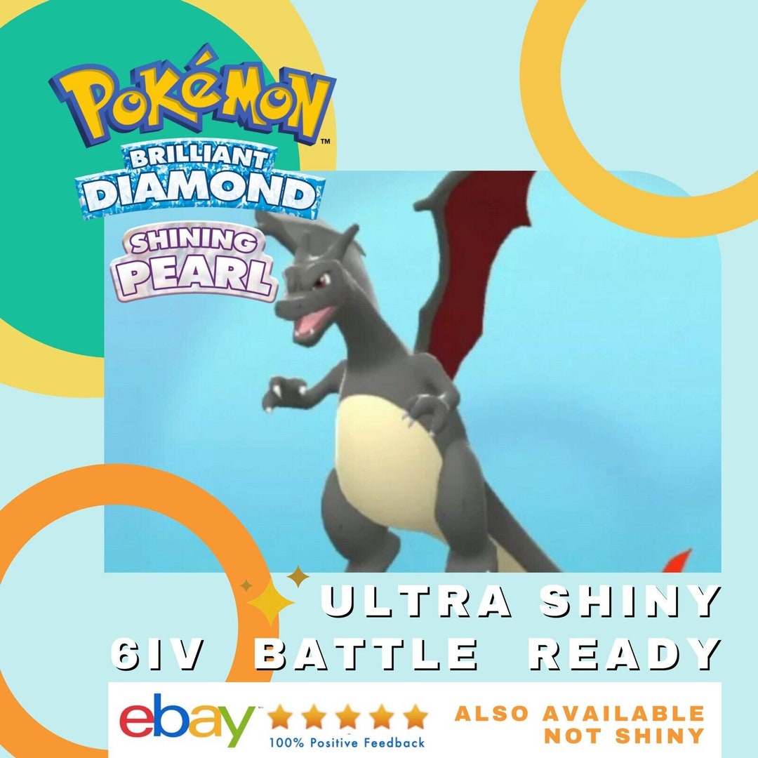 Charizard Ultra Shiny Battle Ready 6 IV Pokémon Diamante Perla Diamond ...