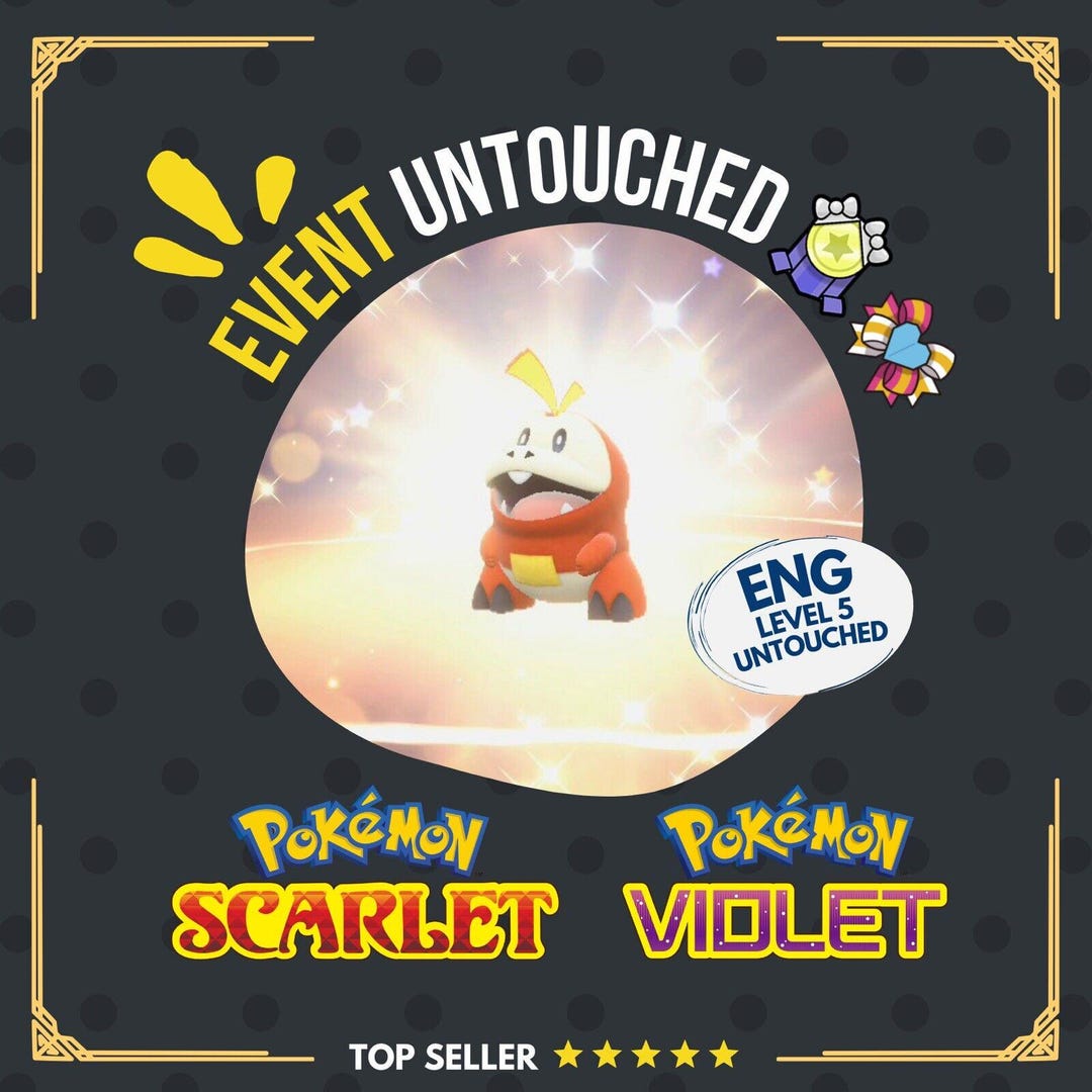 Fuecoco Roy’s Event Horizons Distribution Untouched IV Pokémon Scarlet ...