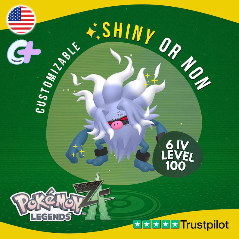 Annihilape Shiny or Non 6 IV Pokémon Legends Z-A Competitive ...