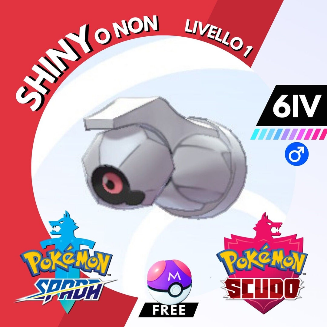 Beldum Shiny O Non 6 IV E Master Ball Legit Pokemon Spada Scudo Sword ...