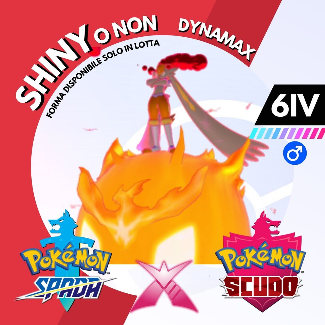 Cinderace Gigantamax Dynamax Shiny O Non 6 IV Pokemon Spada Scudo Sword ...