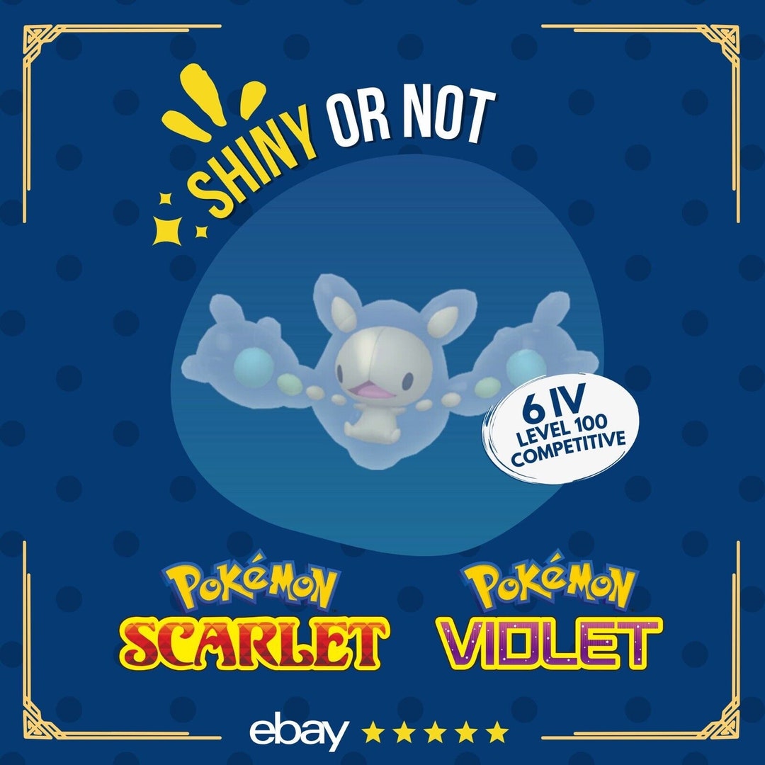 Reuniclus Shiny or Non 6 IV Competitive Customizable Pokémon Scarlet ...