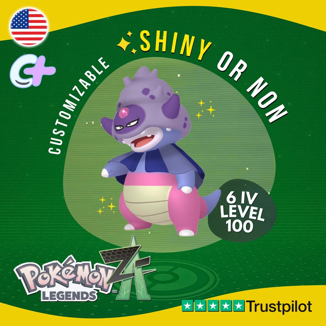 Galarian Slowking Shiny or Non Shiny 6IV Pokémon Legends Z-A ...