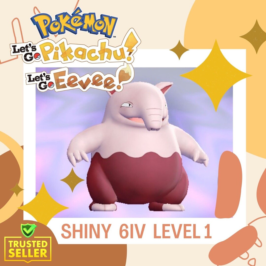 Drowzee Shiny Pokémon Lets Go Pikachu Eevee Battle 6 IV Competitive EV ...