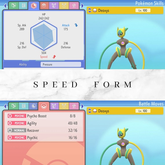Deoxys Speed Form Shiny