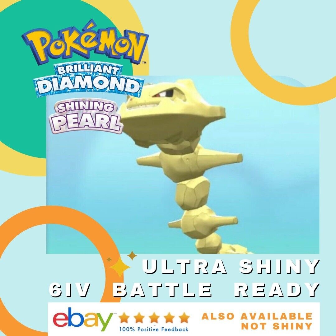 Steelix Ultra Shiny Battle Ready 6 IV Pokémon Diamante Perla Diamond ...
