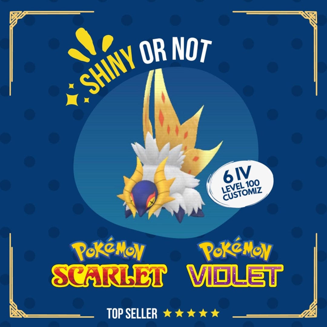 Slither Wing Volcarona Past Paradox Shiny or Non 6 IV Competitive ...