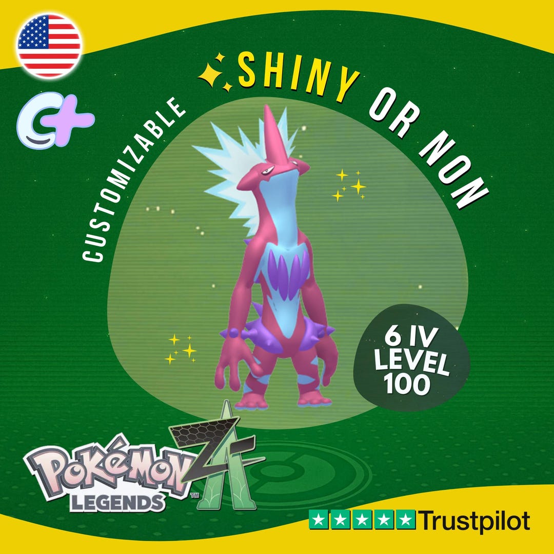Toxtricity Low Key Form Shiny or Non 6IV Pokémon Legends Z-A ...