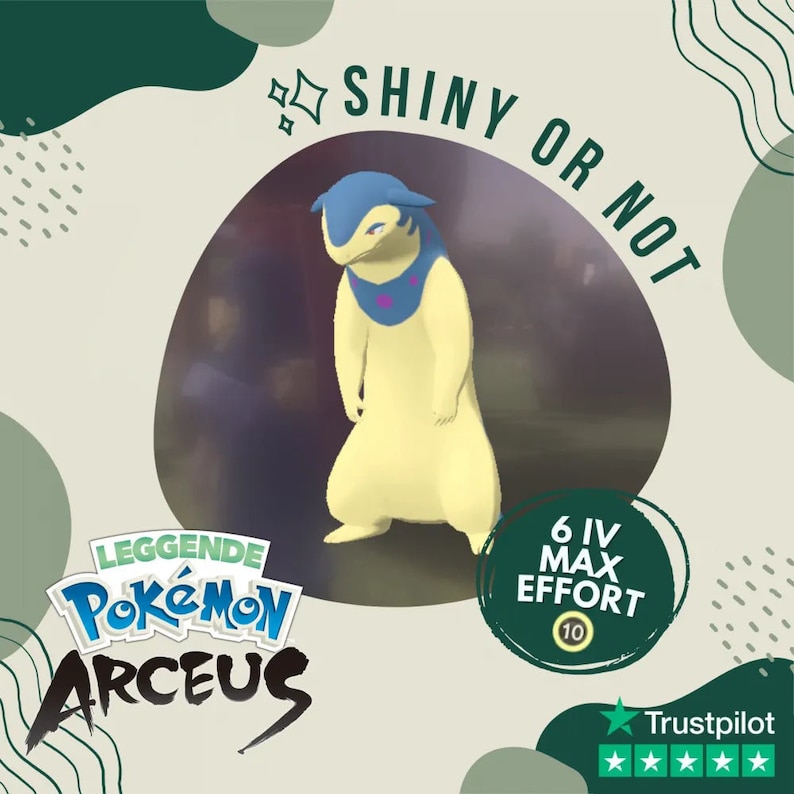 Typhlosion Hisui Shiny Legends Pokémon Arceus 6 IV Alpha Leggende ...