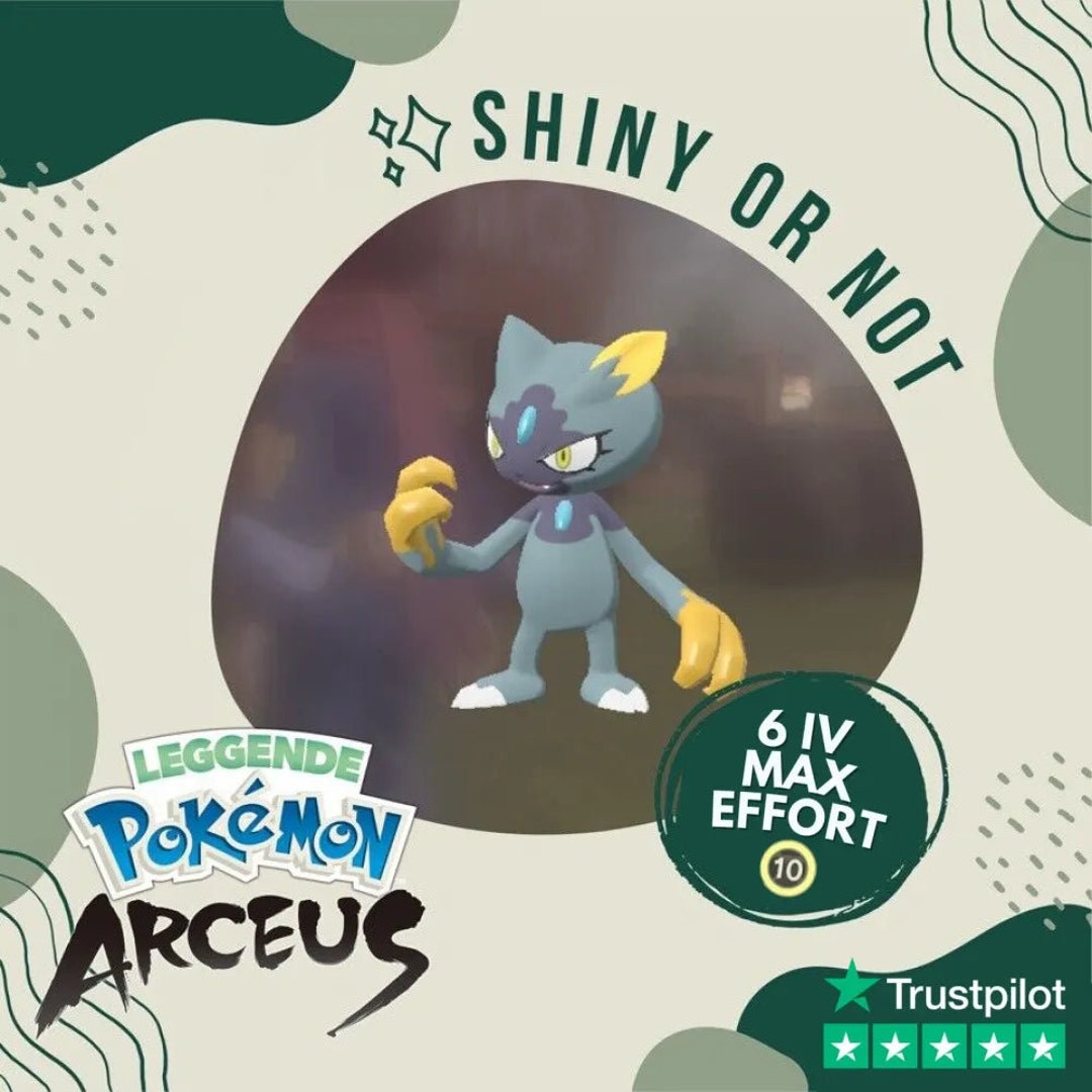 Sneasel Hisui Shiny Legends Pokémon Arceus 6 IV Custom OT Level Gender ...
