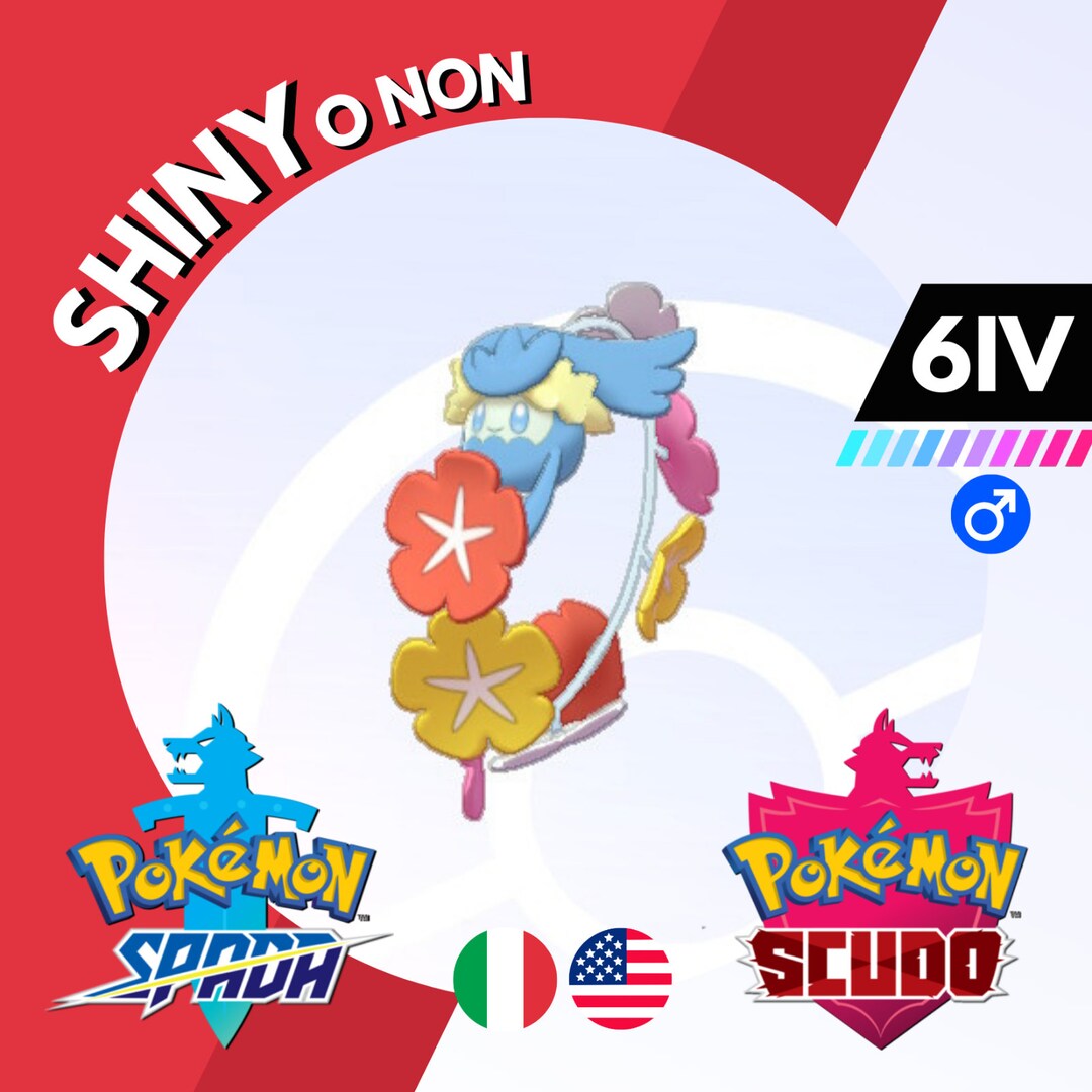 Comfey Shiny O Non 6 IV Competitivo Legit Pokemon Spada Scudo Sword ...