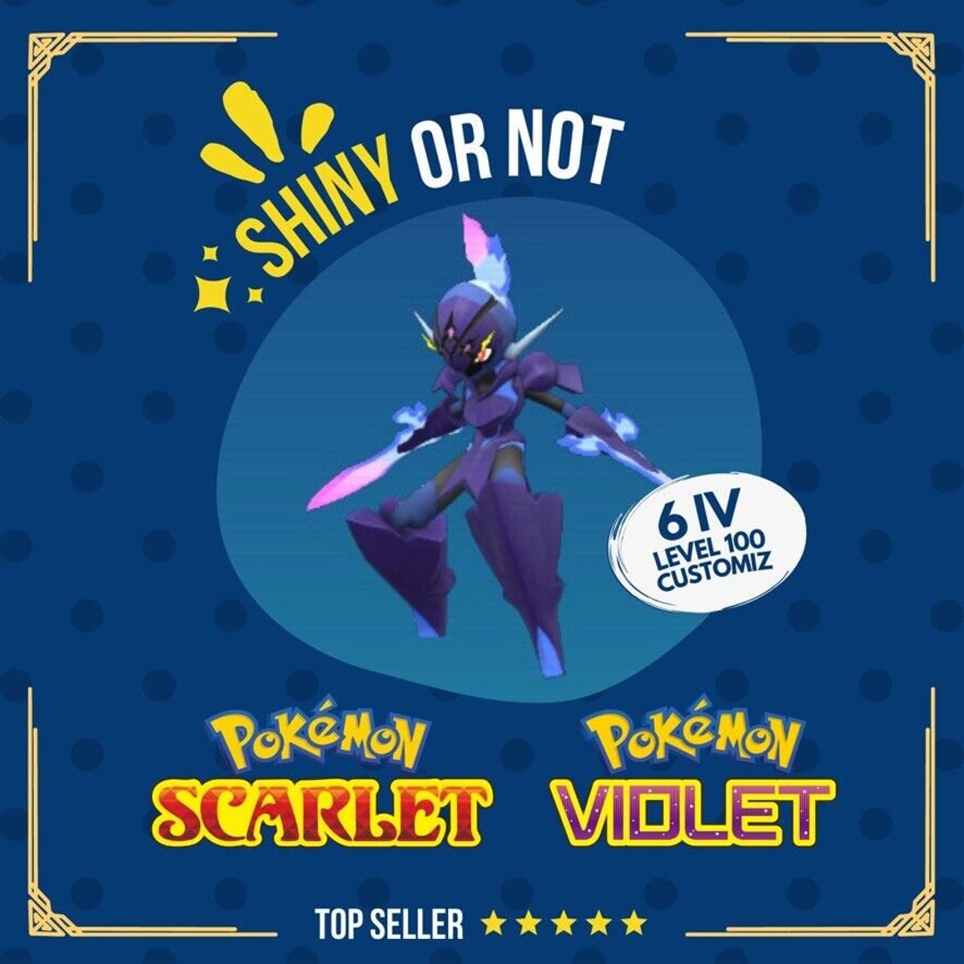 Ceruledge Shiny or Non 6 IV Competitive Customizable Pokémon Scarlet ...