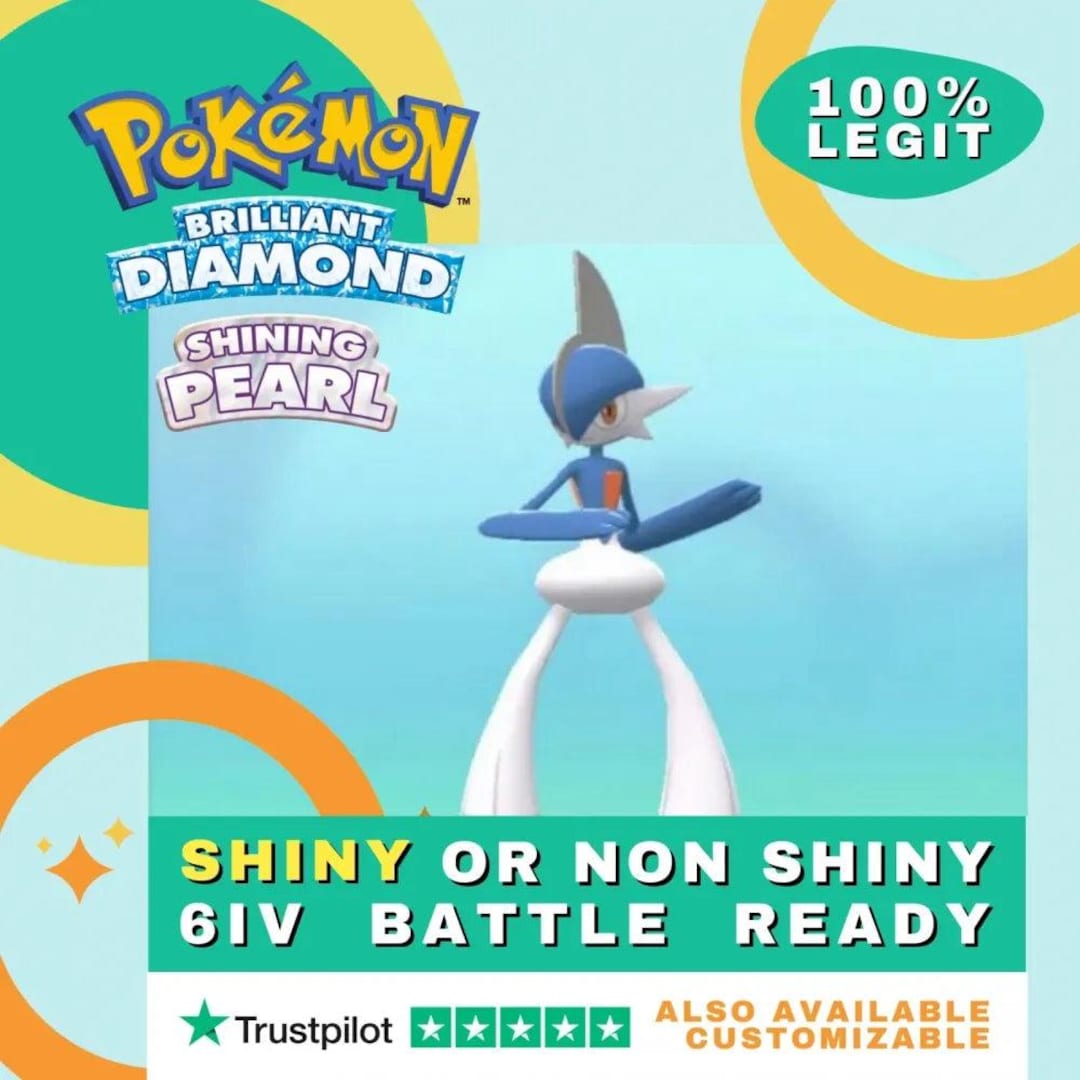 Gallade Shiny or Non Shiny Pokémon Brilliant Diamond Shining Pearl ...