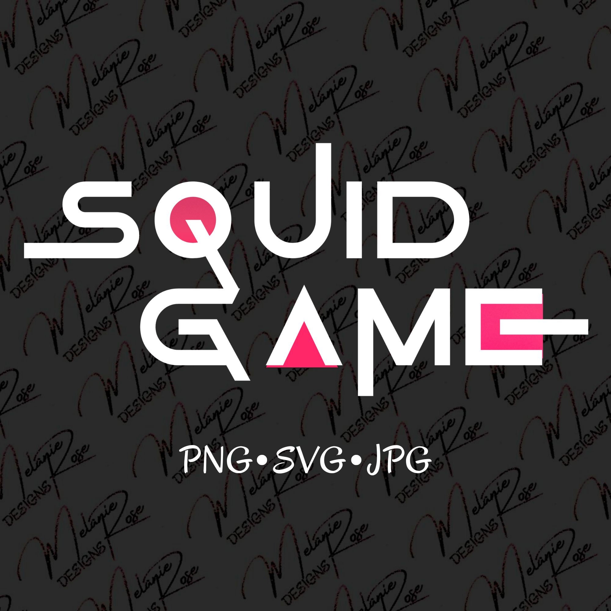 Squid Game PNG SVG Pack - Etsy