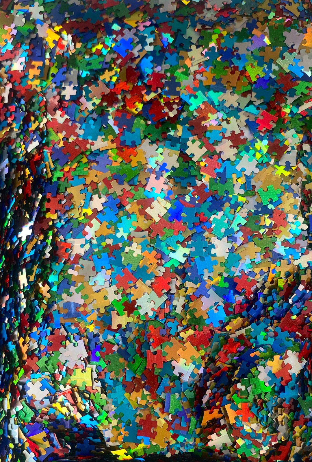 Colorful Puzzle Confetti Mix - Etsy