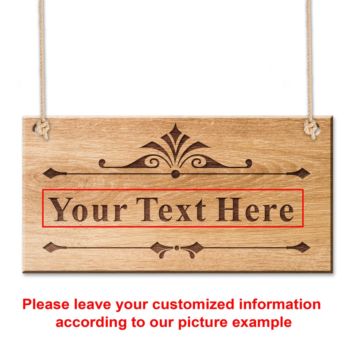 Personalised Room Sign Wooden Door Sign Engraved Room Hanging - Etsy