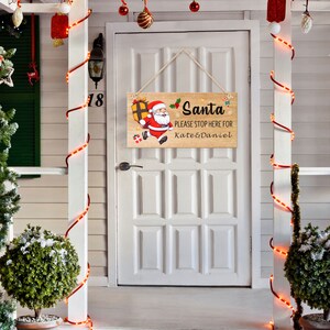 Personalised Christmas Signs and Plaques Family Sign Christmas ...