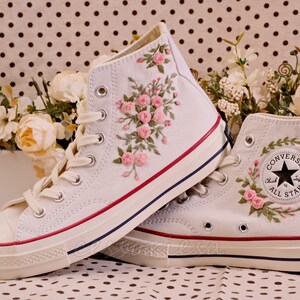 Converse Custom Floral Embroidery Converse Custom Embroidery Converse ...