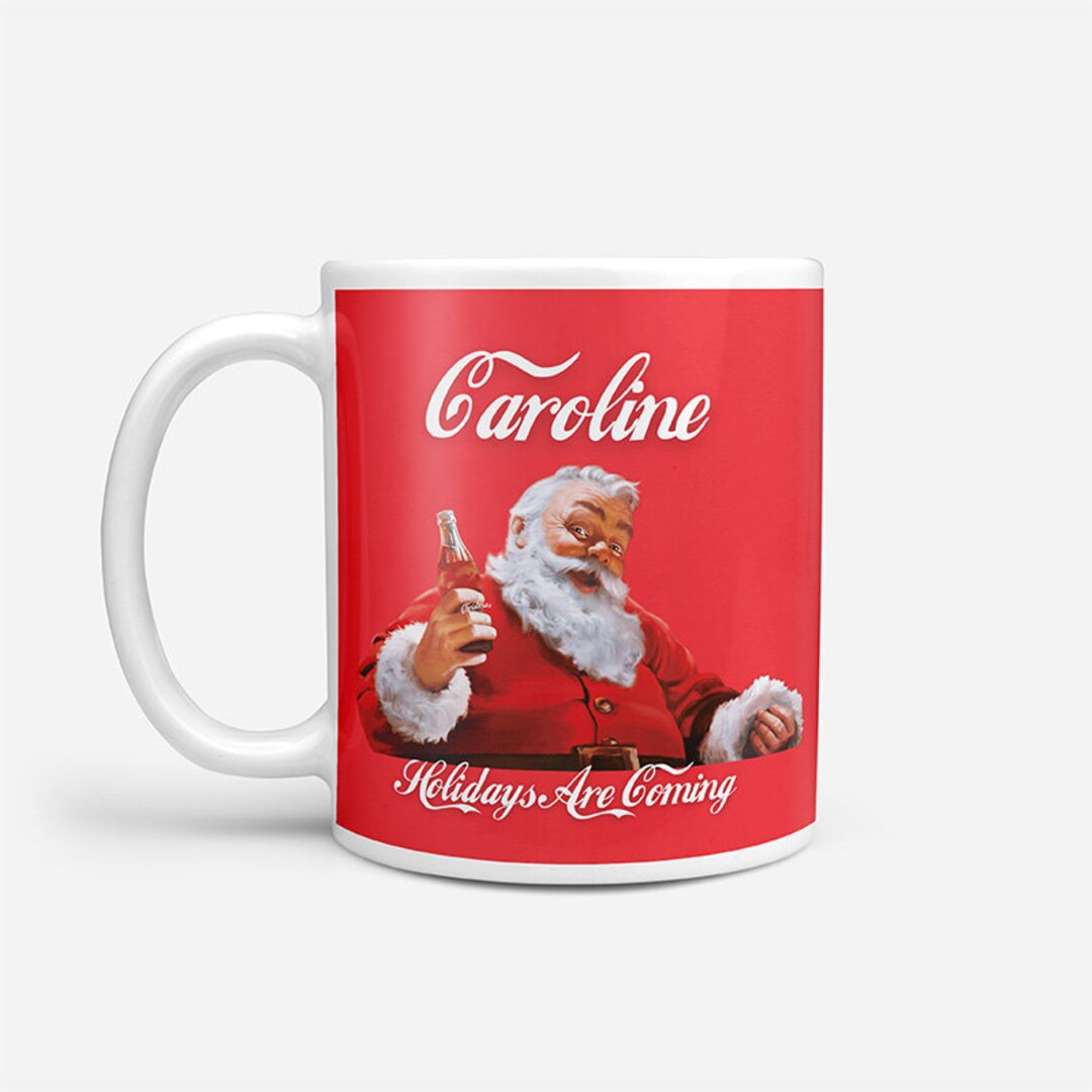 Holidays Are Coming Personalised Mug Christmas Secret Santa Fun Gift ...