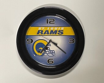 Nfl Wall Clock - Etsy