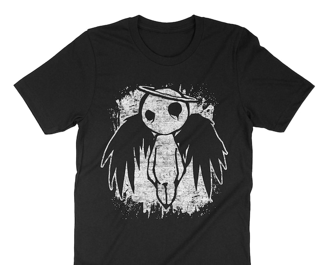 Emo Angel Shirt, Gift for Emos, Emo Angel Graphic Tee, Sad Emo Shirt ...