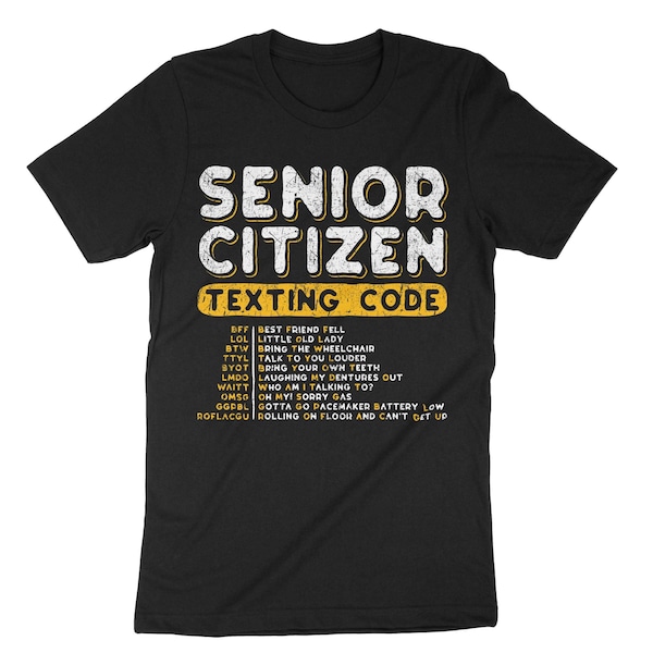Funny Elderly Shirt - Etsy