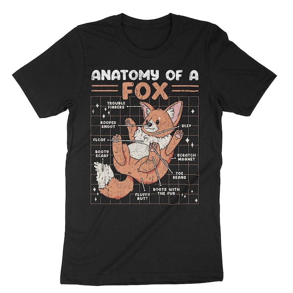 Red Fox Anatomy - Etsy