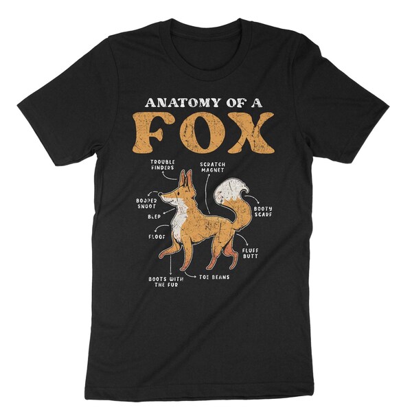 Red Fox Anatomy - Etsy