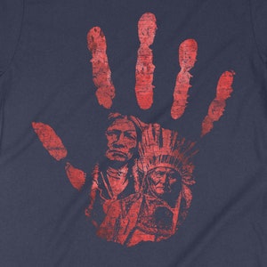 Indigenous Red Hand Shirt, Native American Indigenous People Shirt ...