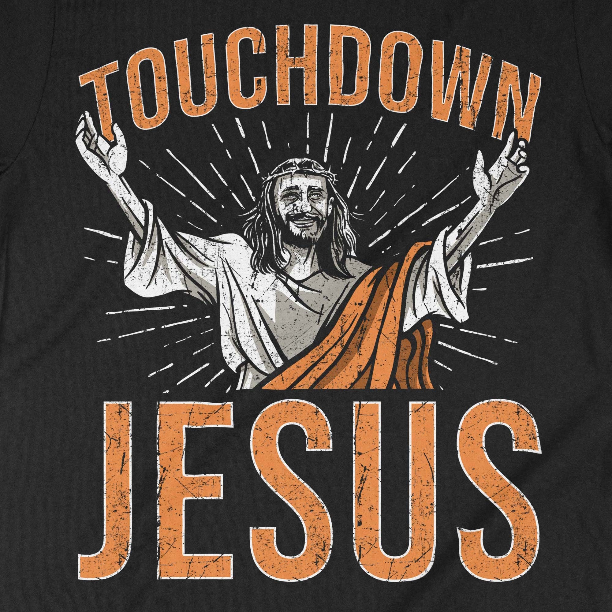 Touchdown Jesus Tailgating Shirt Funny Christian Tee Sunday - Etsy