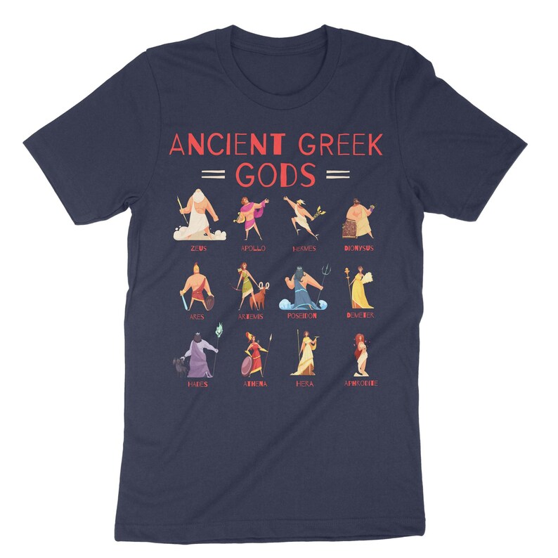 Ancient Greek Gods Shirt Greek Mythology Gods Shirt Ancient - Etsy