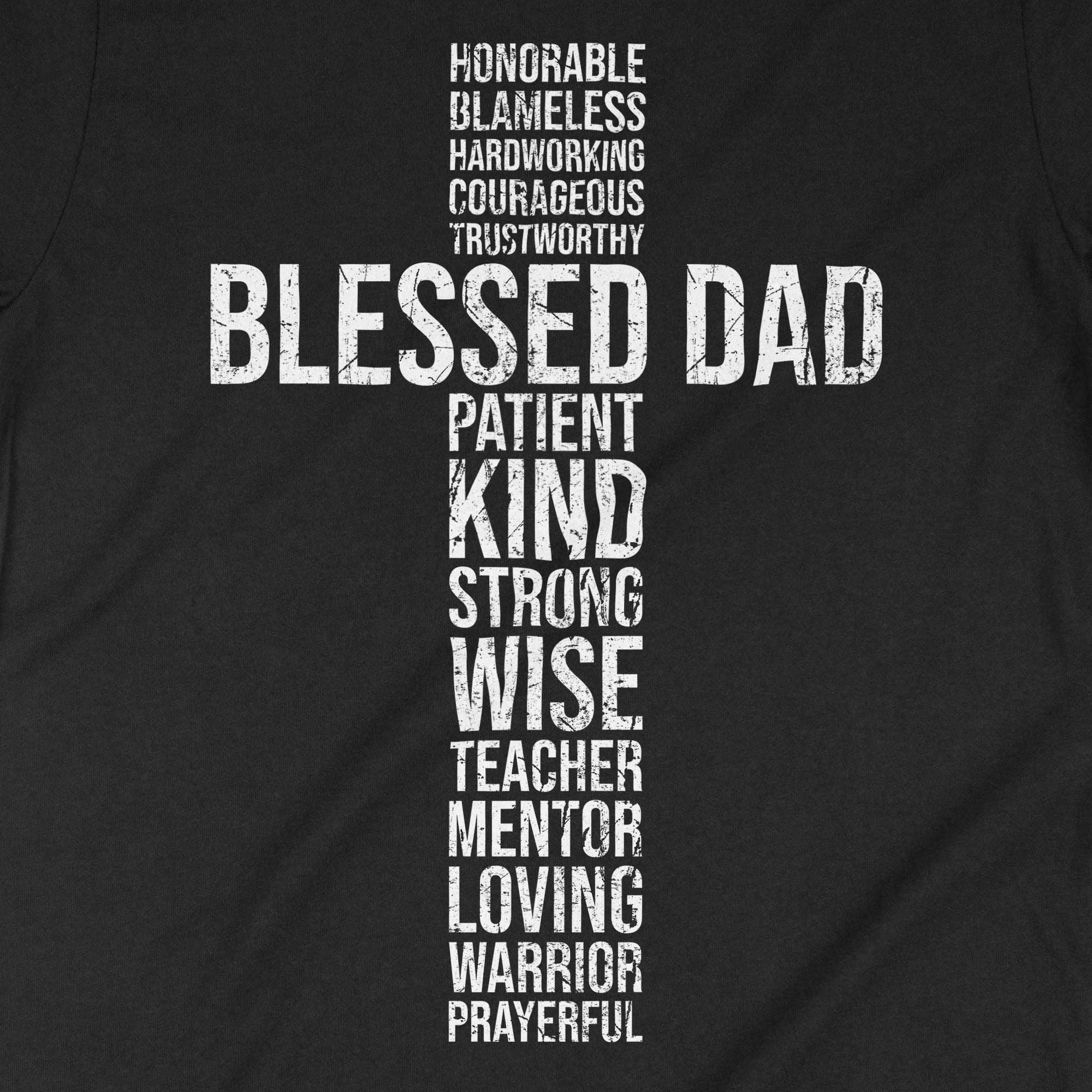 Blessed Dad Cross Jesus Lover Shirt Man of God Churst - Etsy