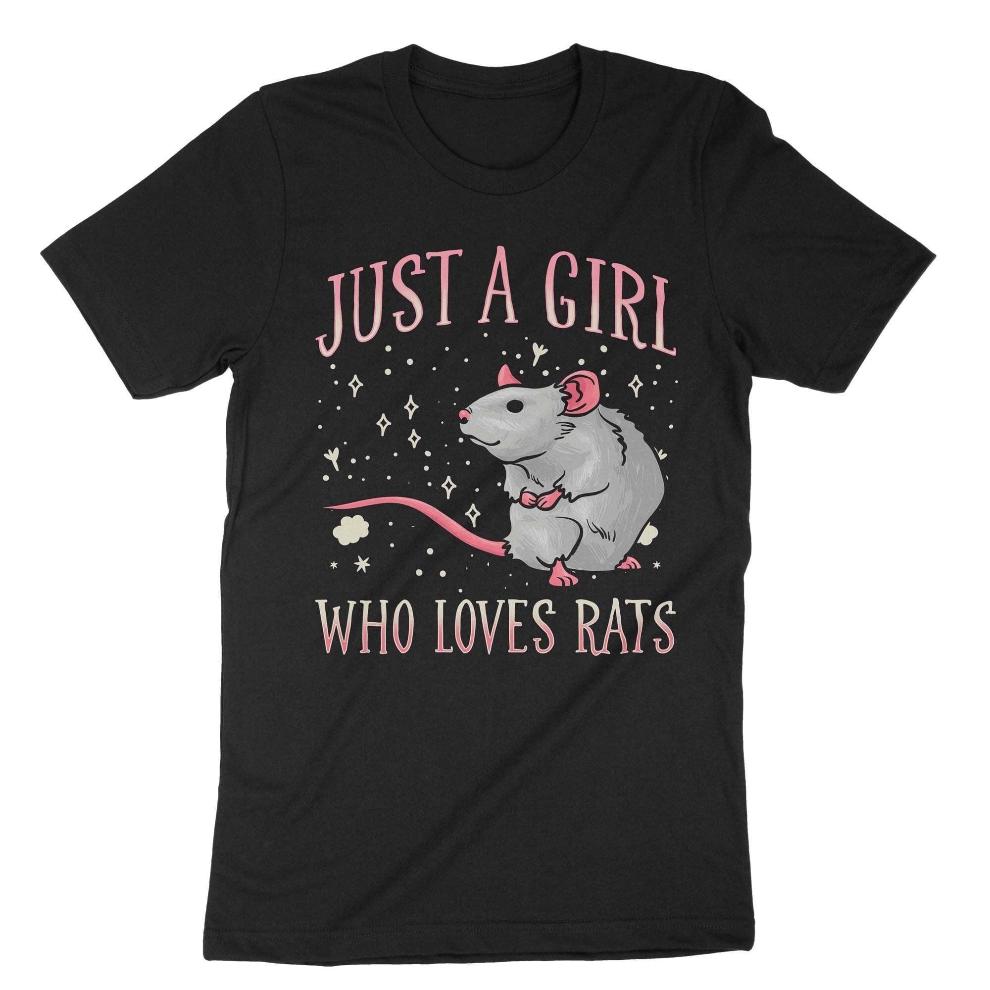 Just A Girl Who Loves Rats Shirt, Rat Shirt, Rat T-shirt, Rat Gift, Rat ...