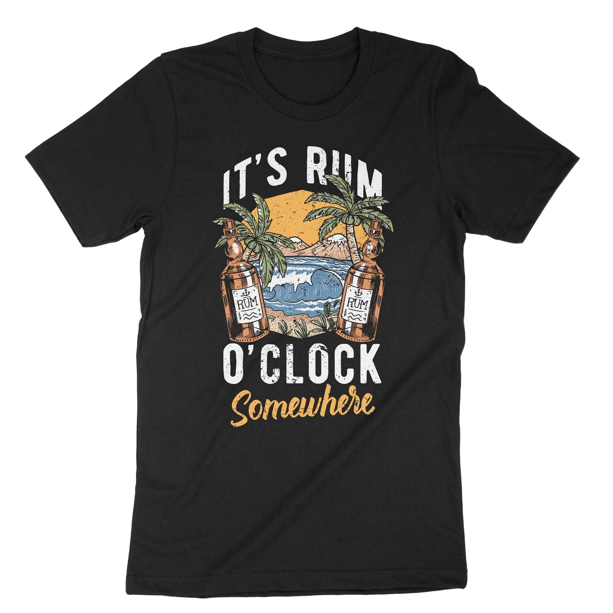 It's Rum O'clock Somewhere Funny Rum Shirt Beach - Etsy