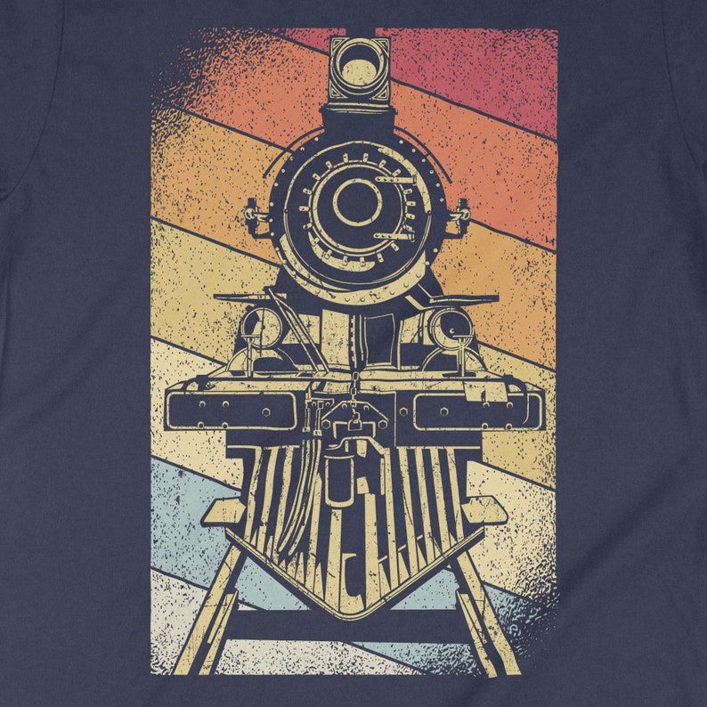Retro Train, Train T-shirt, Train Shirts, Railroad Shirt, Train Gifts ...