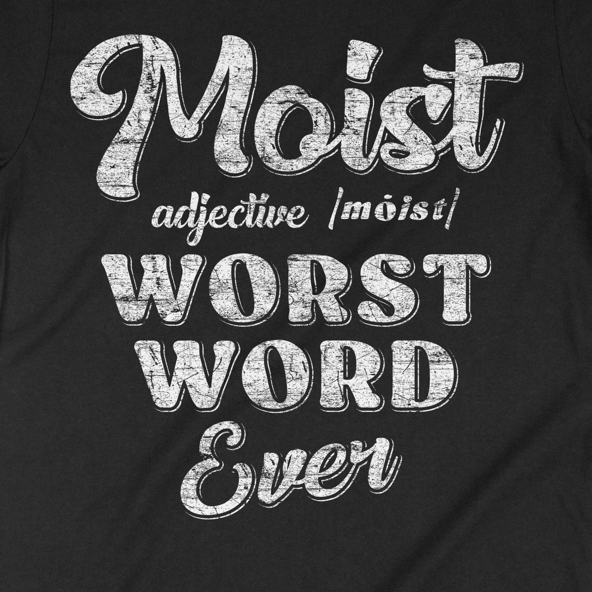 Moist Adjective Definition Worst English Teacher Shirt - Etsy