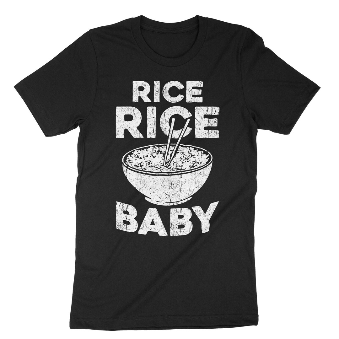 Rice Rice Baby, Pregnancy Shirt, Baby Announcement, Rice Bowl Lover ...