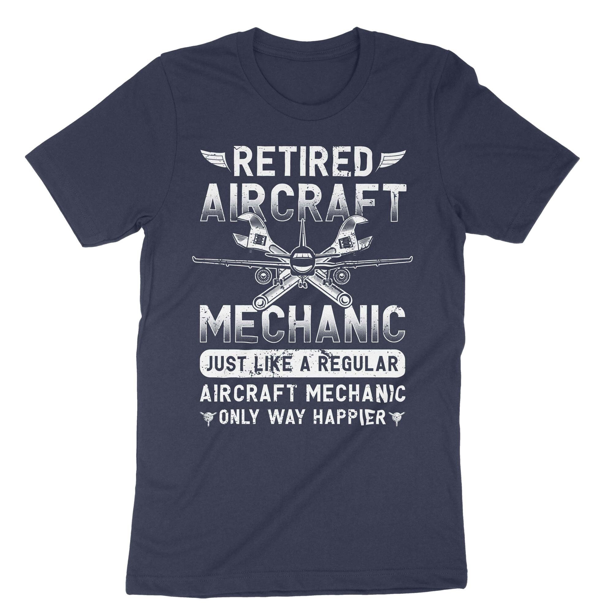 Retired Aircraft Mechanic Shirt Retirement Party Shirt - Etsy