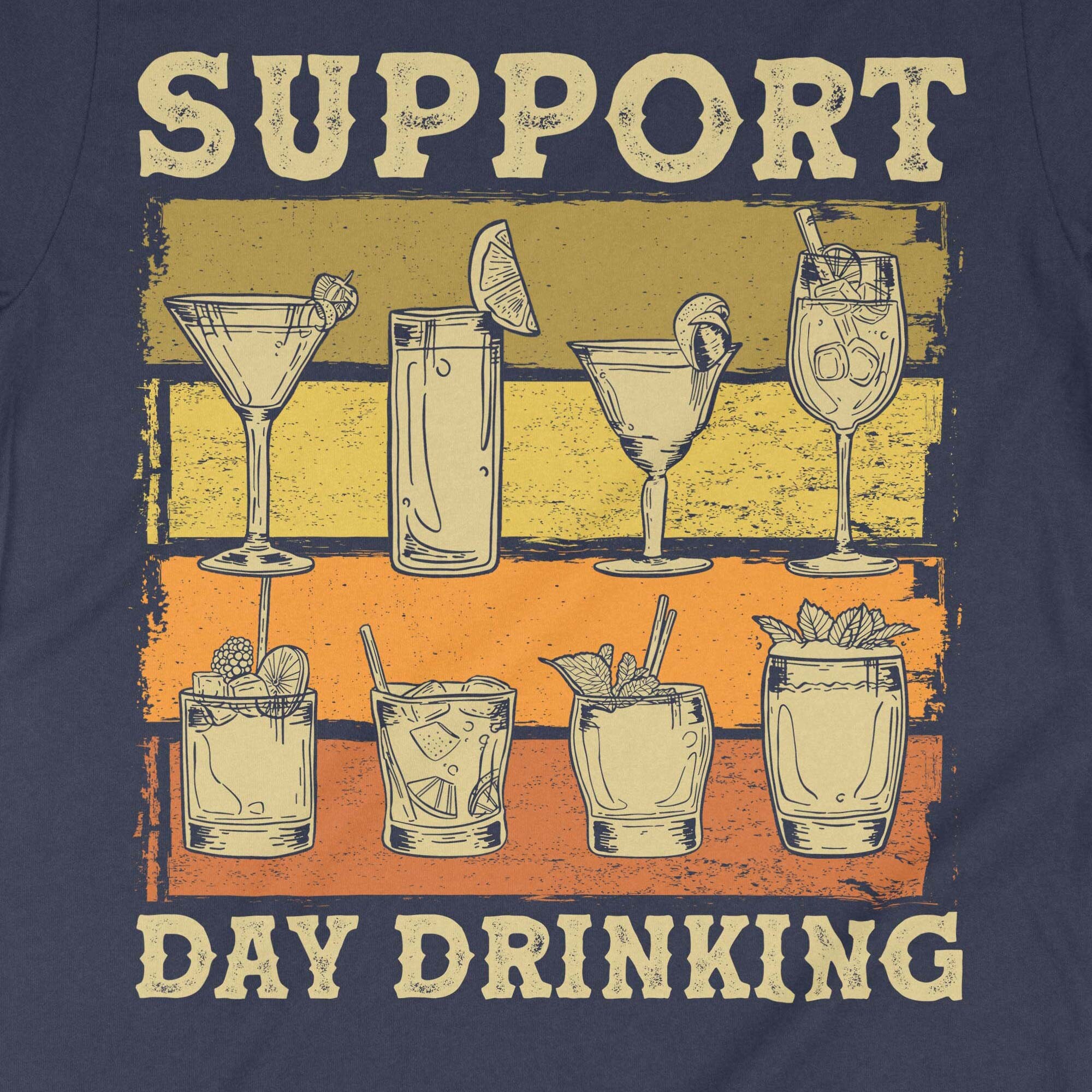 Support Day Drinking Drinking Shirt Day Drinking T-shirt - Etsy