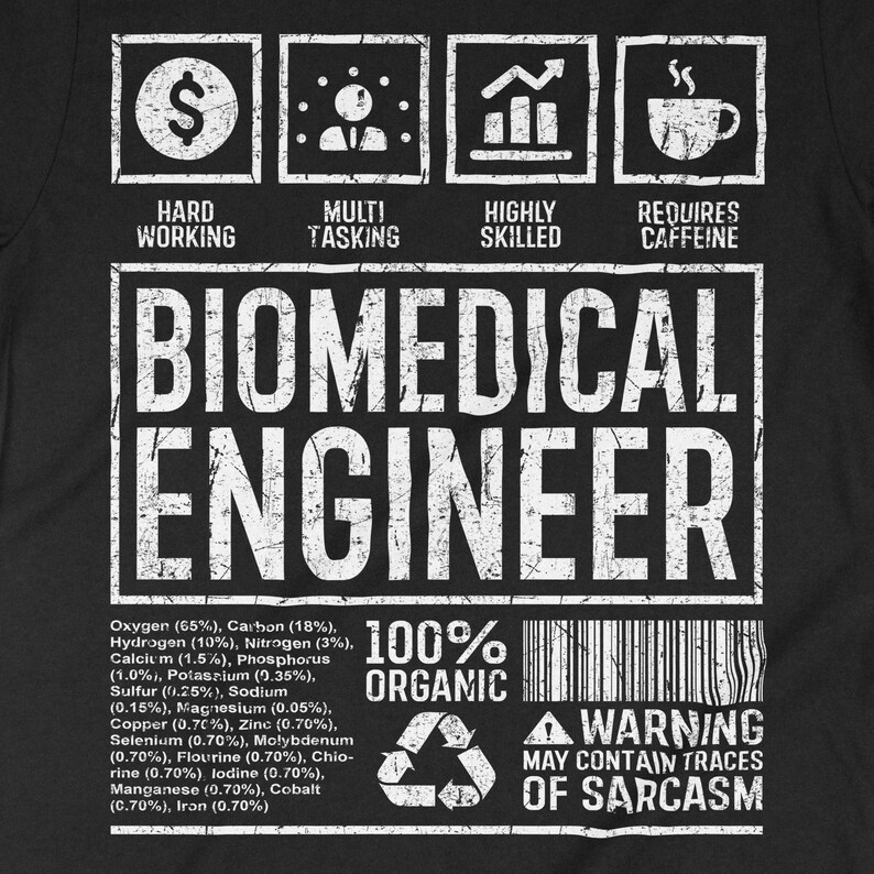 Biomedical Engineer Graduation Shirt Bioengineering Gift - Etsy
